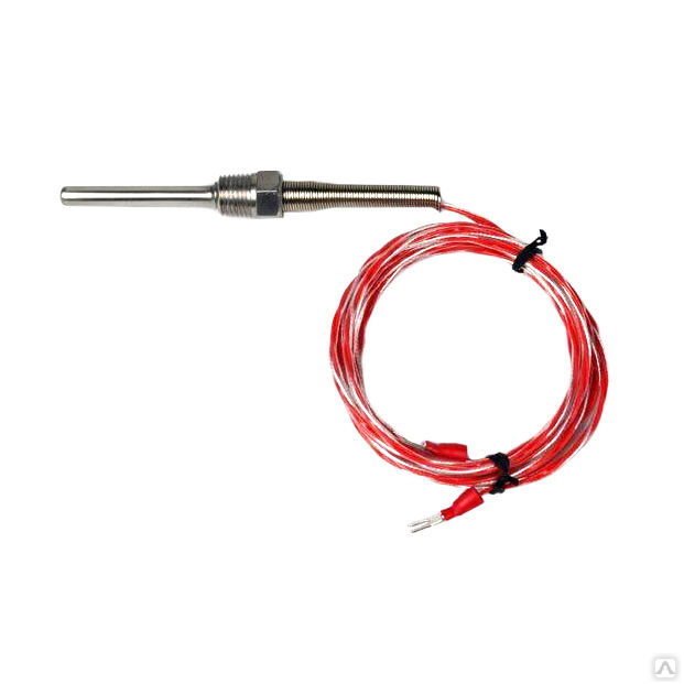Датчик PT100/316L-1, PT100, RTD Unit, 3/4 wire, 6 mm Class-A, длиной 1м ...