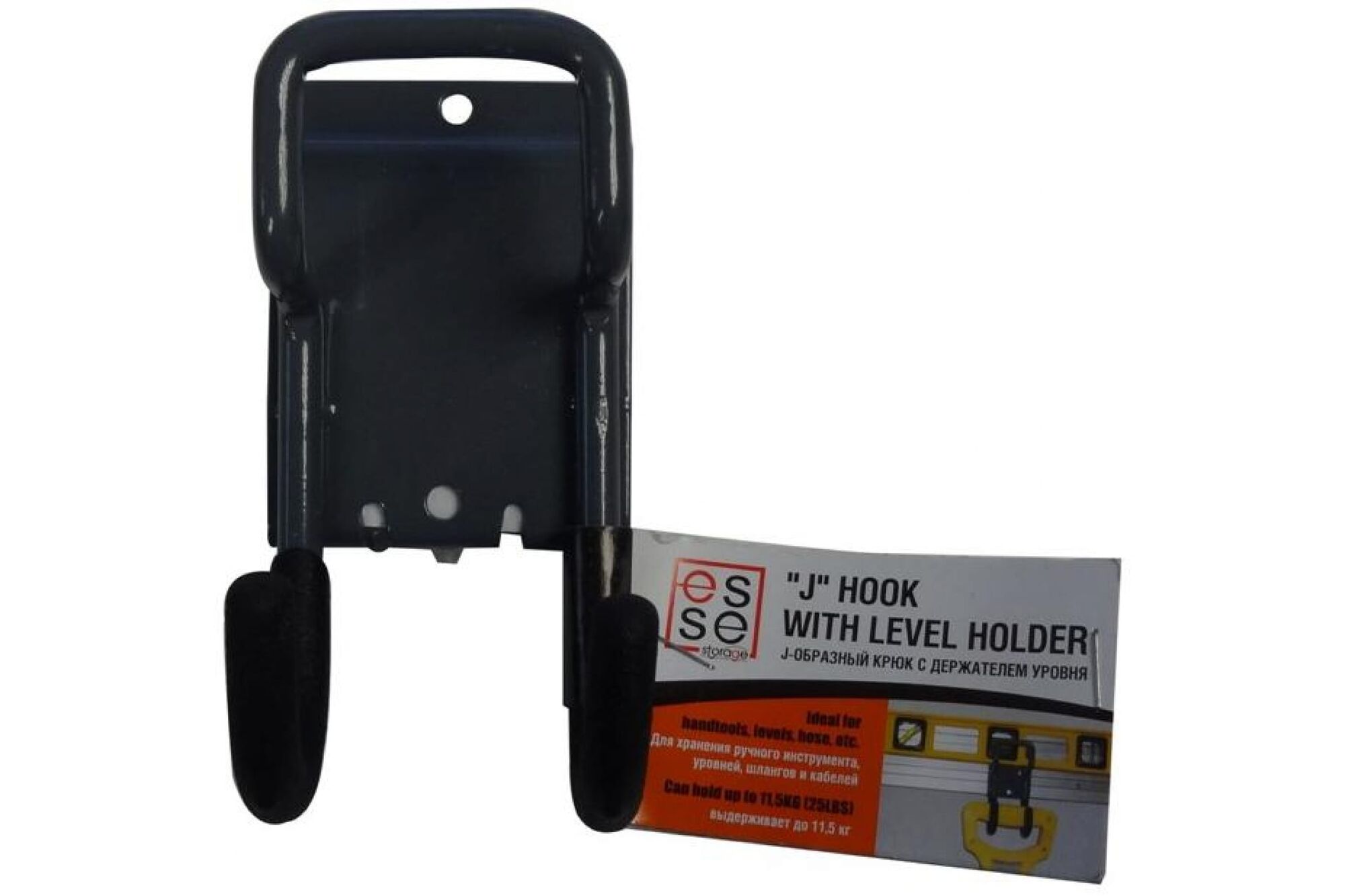 Крюк J-образный с держателем уровня ESSE GH05, цена в Екатеринбурге от компании ГЛОБАЛСТРОЙРТИ